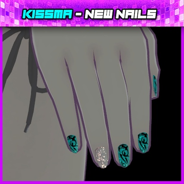 [KissMa] - New Nails Texture - Megumin's VRC Store - BOOTH