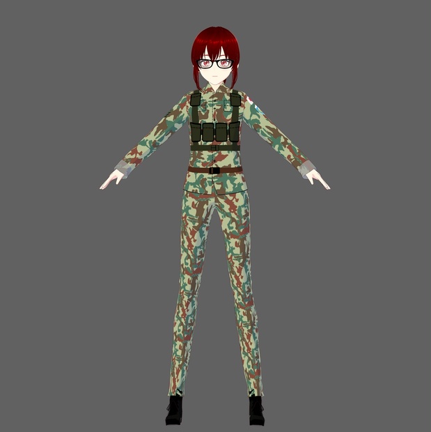 JSDF Airborne Vroid Uniform (1980s) - koki Najma - BOOTH