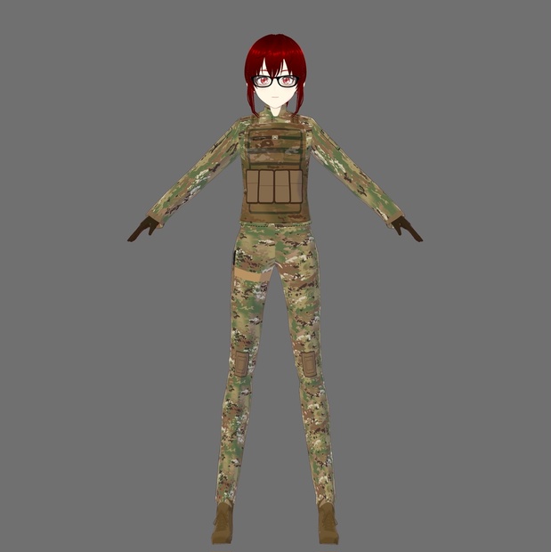 US Army 10th Mountain Division Vroid Outfit - koki Najma - BOOTH