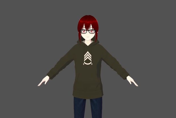 US Army Staff Sergeant Vroid Hoodie - koki Najma - BOOTH