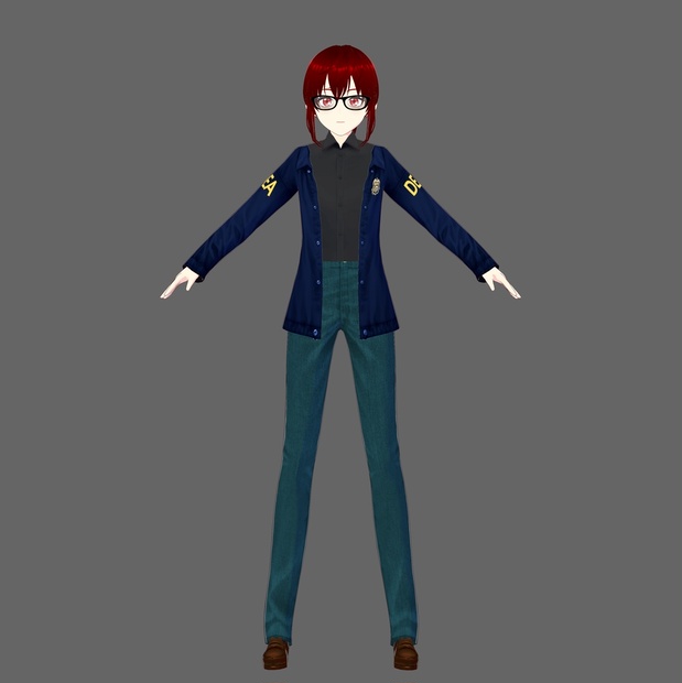 DEA Agent Vroid Outfit - koki Najma - BOOTH