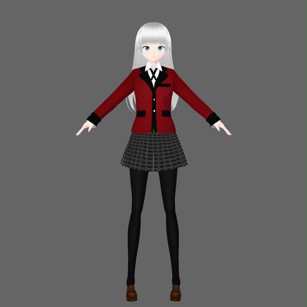Ririka Momobami (Kakegurui) Vroid Model - koki Najma - BOOTH