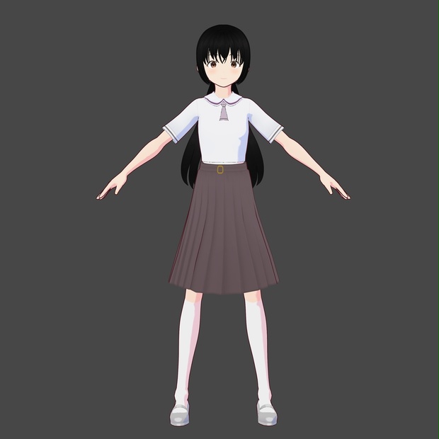 Hanako Honda ( Asobi Asobase) Summer Uniform Vroid Model - koki Najma ...