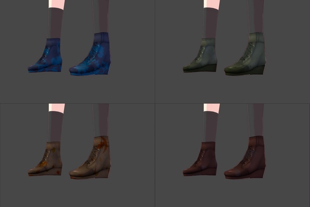 Nature Style Vroid Shoes Pack - koki Najma - BOOTH