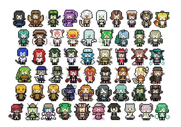 ドット絵クリアファイル - M891物産展 - BOOTH