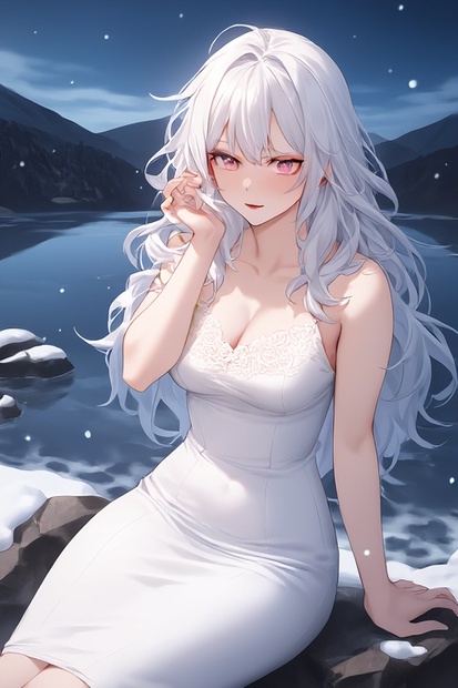 R15_01[60枚]ちょっとえっちでドキドキしちゃう雪女ちゃん - megamichan - BOOTH