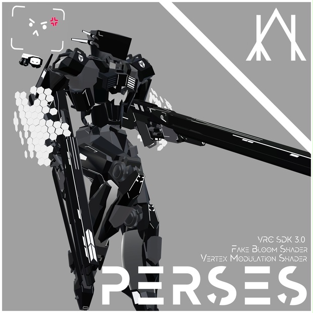 PERSES [3Dmodel] [VRchat] ペルセス VRChat向けアバター - KAI_Hideout - BOOTH