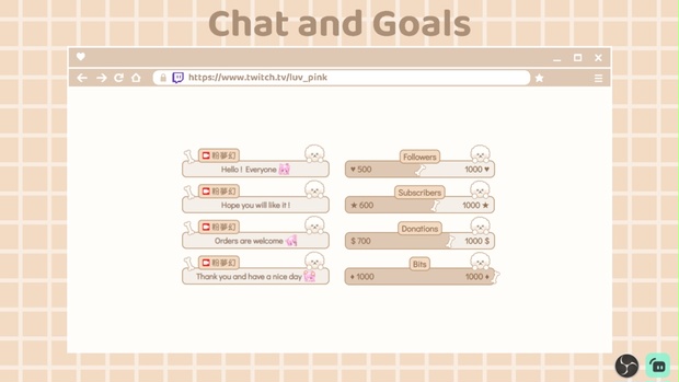 【配信】Dog bone - Chat and Goals for Stream - Twitch/Facebook Chat Box ...
