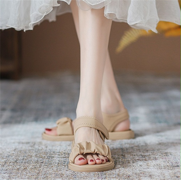 レディースシューズ ローヒールパンプス ミュールサンダル スリッポン フラットシューズ ウェッジソール バレエシューズ - koubo - BOOTH