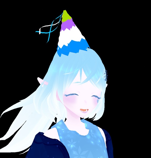 Lazy Party Hat (Vroid Stable) - Ashlynn's Wardrobe - BOOTH