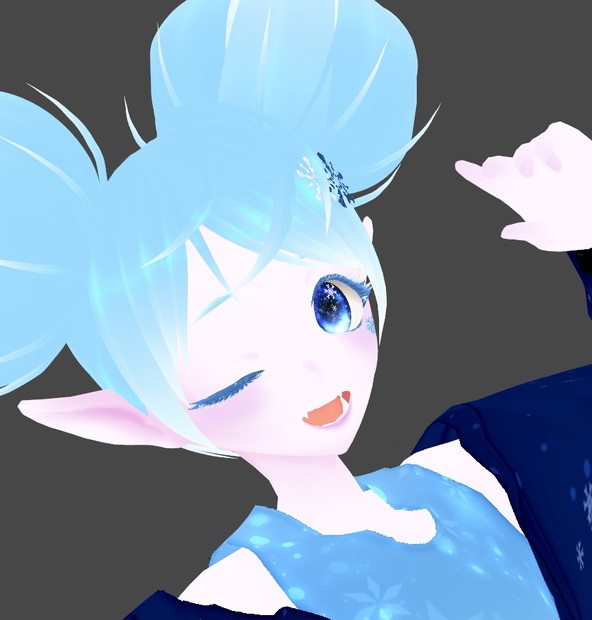 Bubble Buns - Vroid Back Hair Preset - Ashlynn's Wardrobe - BOOTH