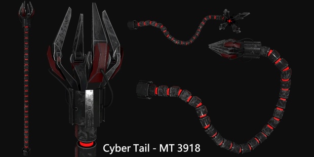 Cyber Tail - MT3918 - cerini3d - BOOTH