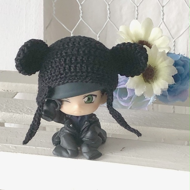 【過去作品】No.25 DCちぢませ隊用 くま耳帽子＜黒＞ - TOY HOLIC - BOOTH