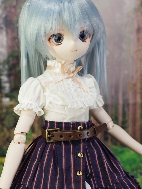 1/3ドール用Newレザーベルト（ダークブラウン／ブラック） - 工房sinq - BOOTH