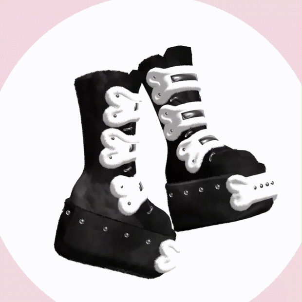 Fuzzy Boots - Literal Wear - BOOTH