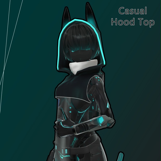 Cyant Top with Hood - Literal Wear - BOOTH