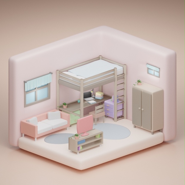 Girly Bedroom - Iiwiss - BOOTH