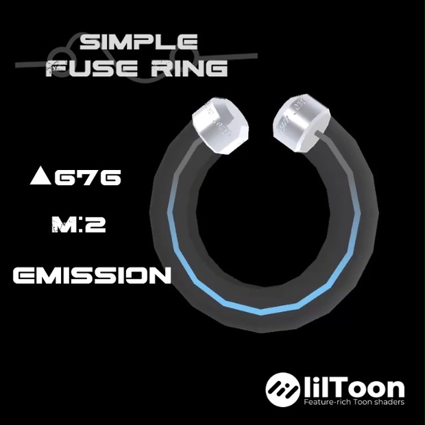 【無料】Simple Fuse Ring - Helping Hand A - BOOTH