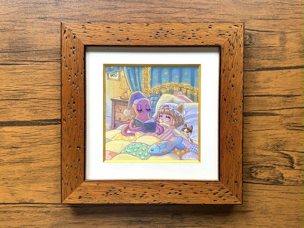 額装原画【眠りの道標（みちしるべ）】 - アトリエNanami - BOOTH