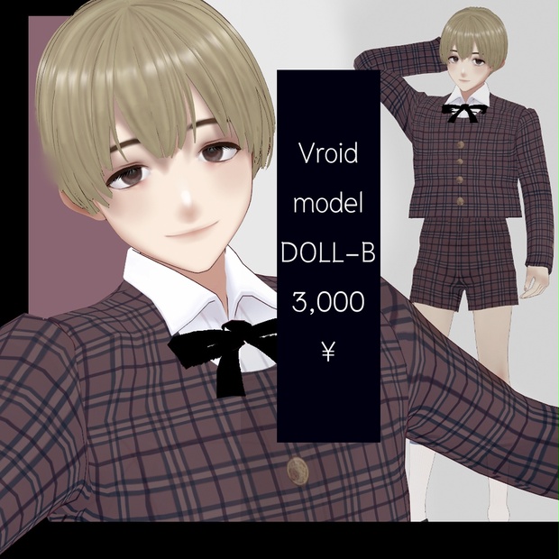 VROID MODEL Doll_B - VinceDes_updated.shop - BOOTH