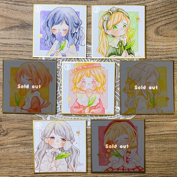 豆色紙【チューリップ】 - nanairo - BOOTH