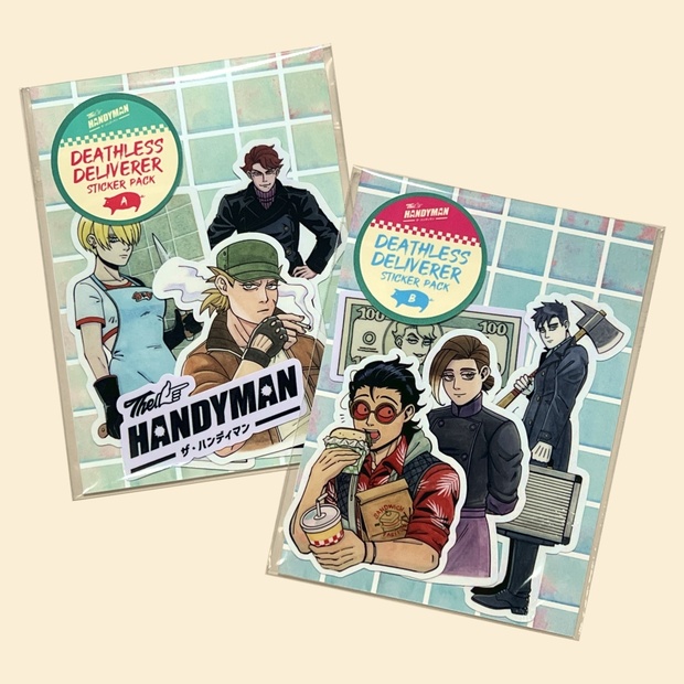 DEATHLESS DELIVERER STICKER PACK - IZUMON - BOOTH