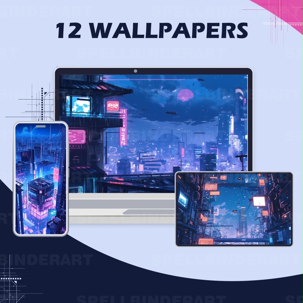 cyber wallpaper cool wallpaper anims wallpapers witch aesthetic desktop ...