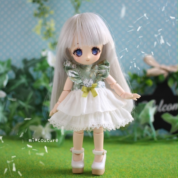 きみどり×白ワンピ - mi*couture - BOOTH