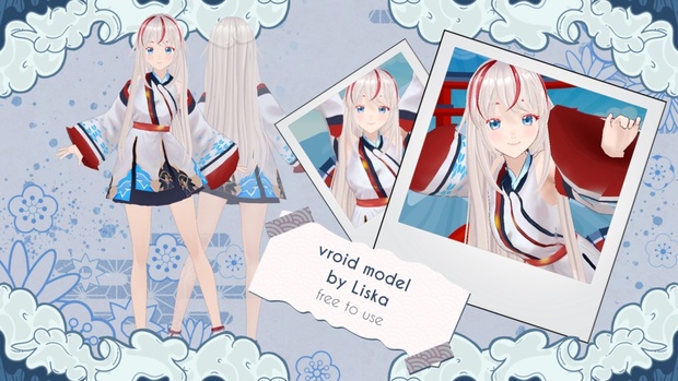 Free ready to use vroid vtuber model || chinese style vtuber model ...