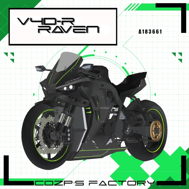 オリジナル3Dモデル【V4D-R_RAVEN】 - cozp's Factory - BOOTH
