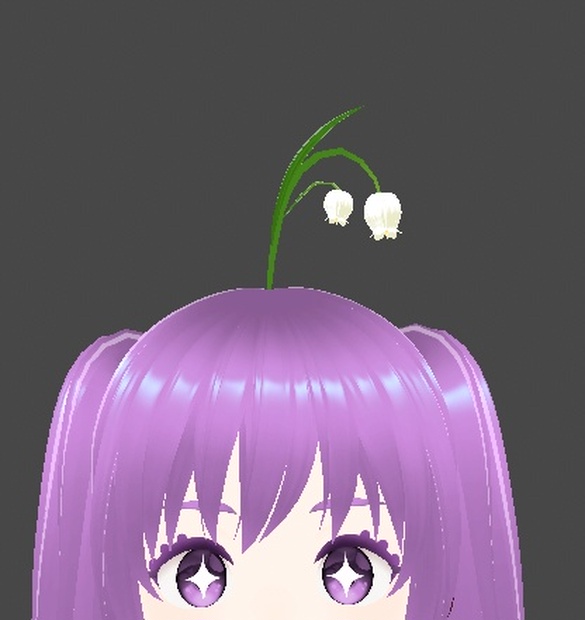 【VRoid】 flower ahoge 花アホ毛 - sonohoka - BOOTH