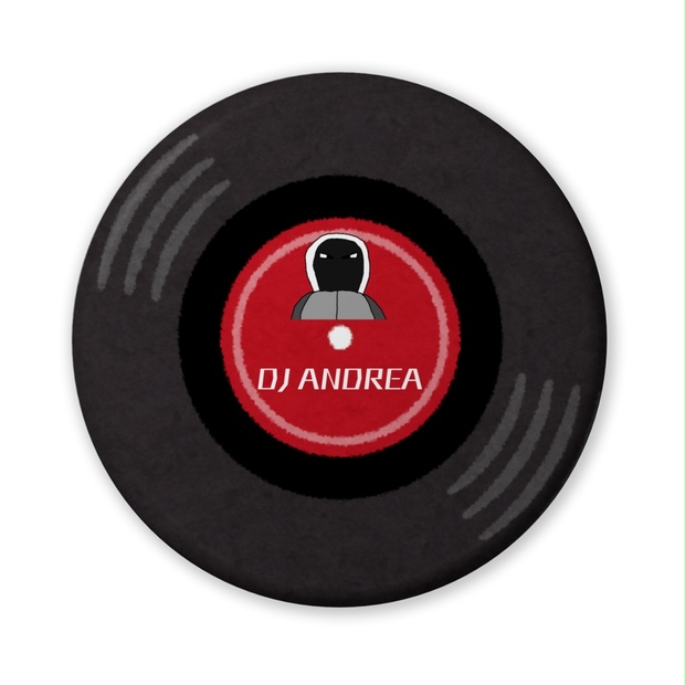 DJ ANDREAのバリュー版缶バッジ - DJ ANDREA JP'S OPUS SHOP - BOOTH