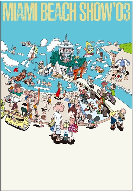 Miami Beach Show 2008 (A3ポスター) - redhotdrive - BOOTH