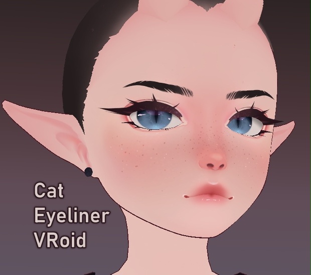 Cat Eyeliner - VRoid - mooshibee - BOOTH