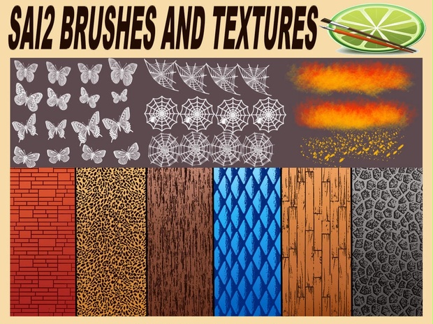 SAI2 brushes and textures - pastelito - BOOTH