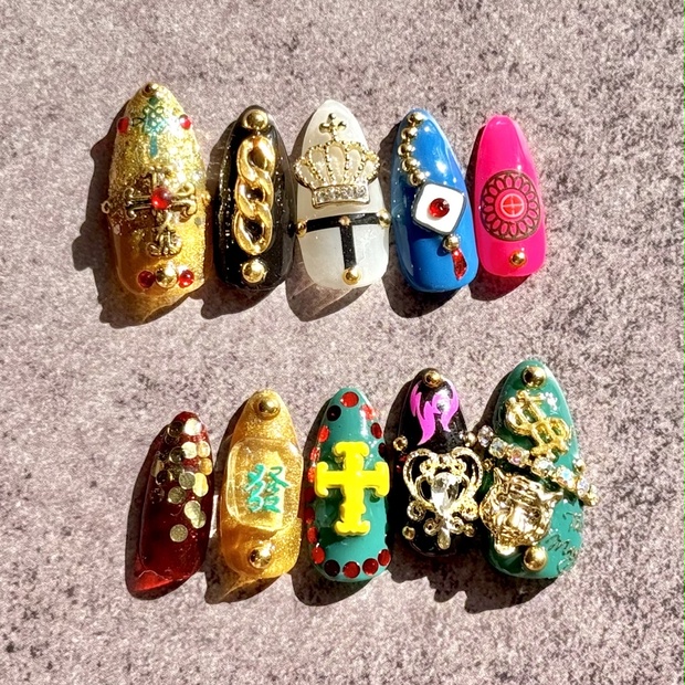 ＜ヒプノシスマイク＞ 有栖川帝統 FlingPosse イメージネイルチップ - sksk-nail - BOOTH