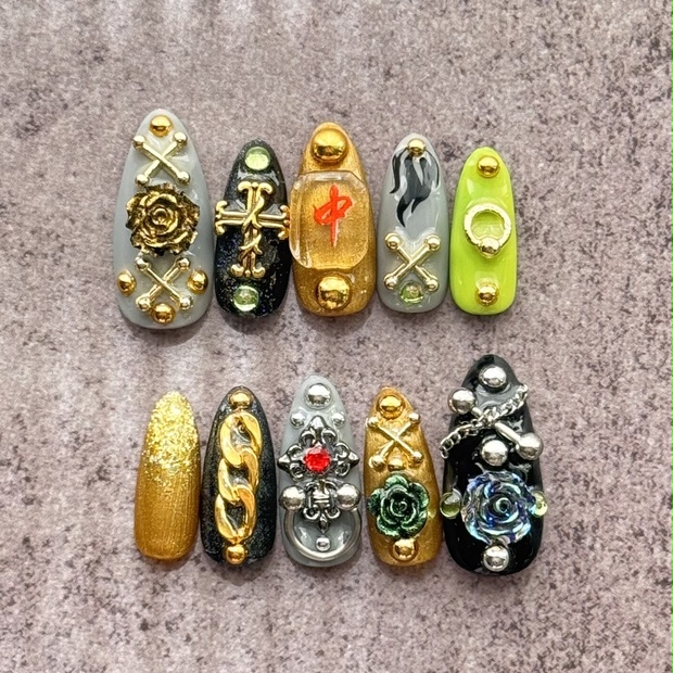 ＜ヒプノシスマイク＞伊弉冉 一二三 麻天狼 イメージネイルチップ - sksk-nail - BOOTH