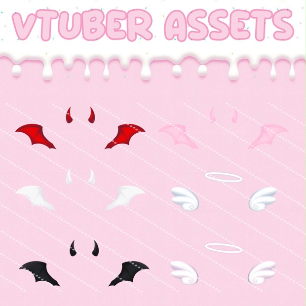 VTuber assets - Devil and Angel! - NovaFoxxxx - BOOTH