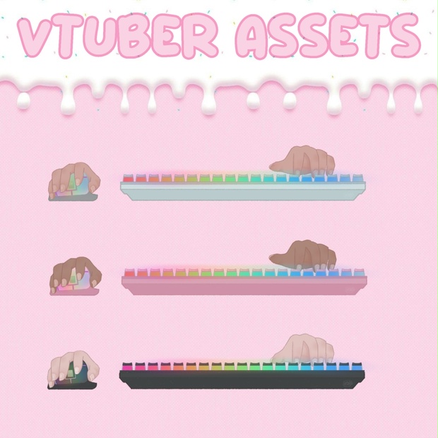VTuber Assets - Animated Keyboard and Mouse! - NovaFoxxxx - BOOTH