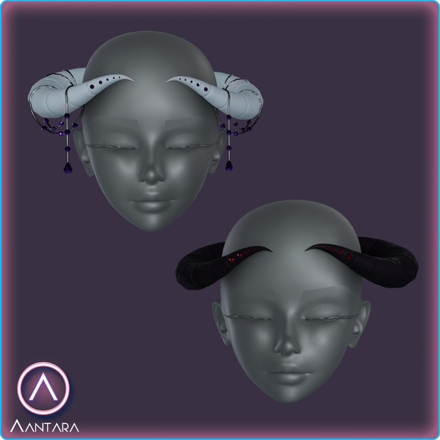 Chained Horns - Assets by Aantara - BOOTH