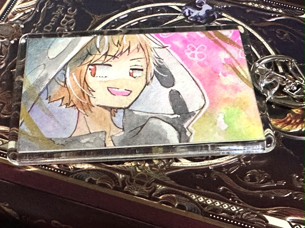 春のカノとマリー(原画キーホルダー) - Chain - BOOTH