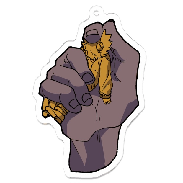 固執:B [もち] アクリルキーホルダー - log-94 - BOOTH