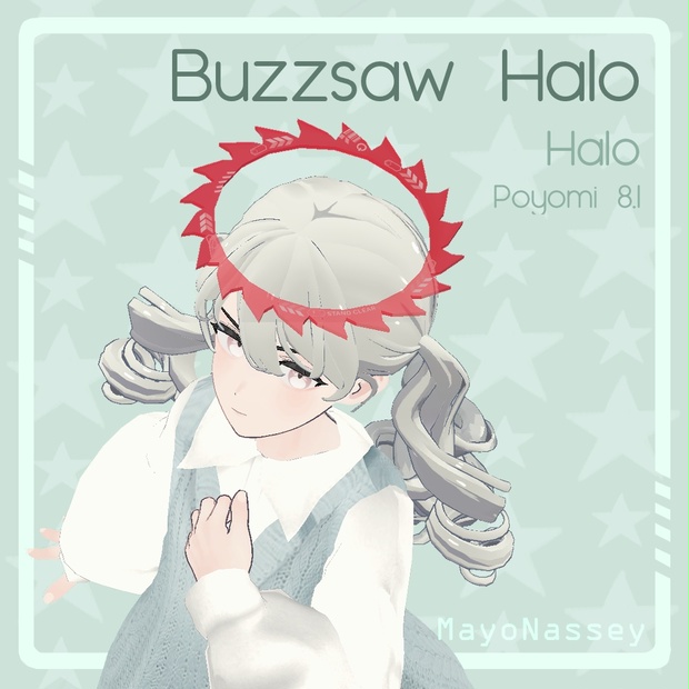 Buzzsaw Halo (6 Colours) (Animated) (VRC/SDK3) / バズソー・ヘイロー（6色）（アニメーション） (VRC/SDK3) - mayonassey ...