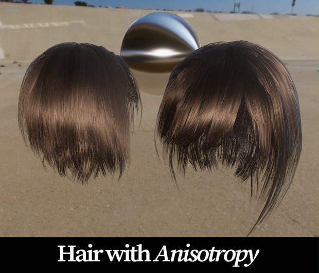 Hair with Anisotropy - Starlit Wanderings - BOOTH