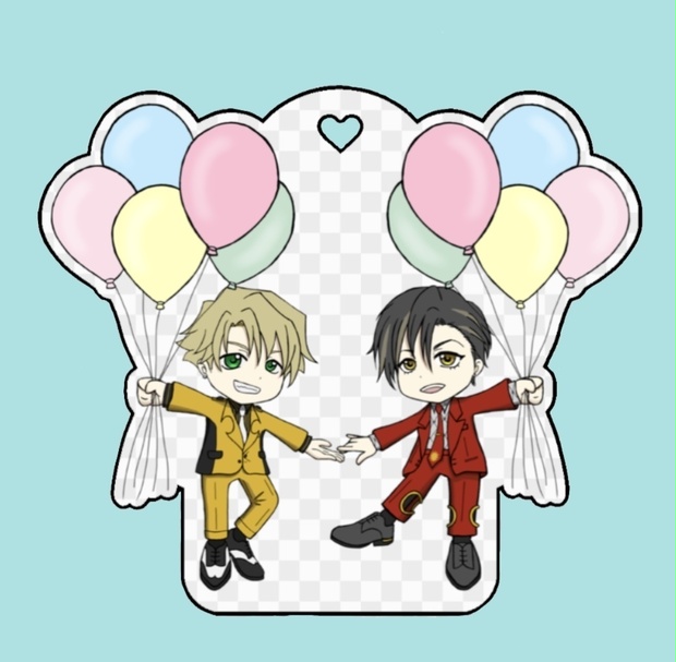 アクリルキーホルダー 風船バディver. - LOV(ib)E - BOOTH