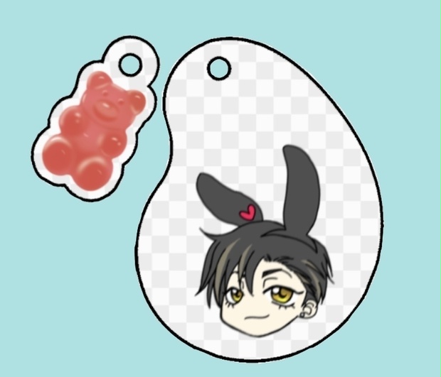 アクリルキーホルダー うさぎクリスver. - LOV(ib)E - BOOTH