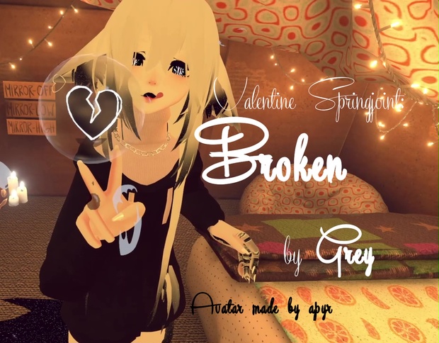 Valentine Springjoint: Broken - Grey - BOOTH