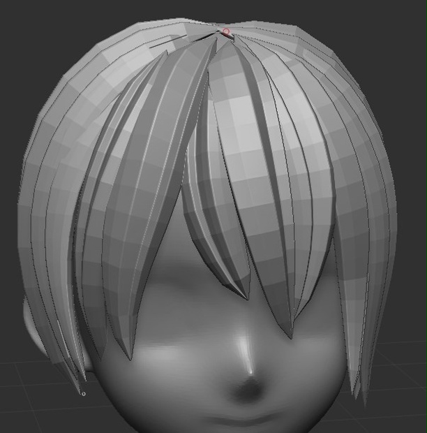 Zbrush 髪の毛用IMMブラシ（仮） - plasticzone - BOOTH