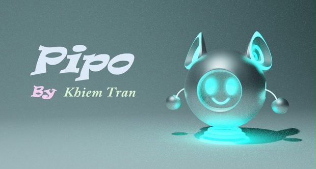 Pipo Robot | Model 3D by Khiem Tran | Free Download - Khiem Tran - BOOTH