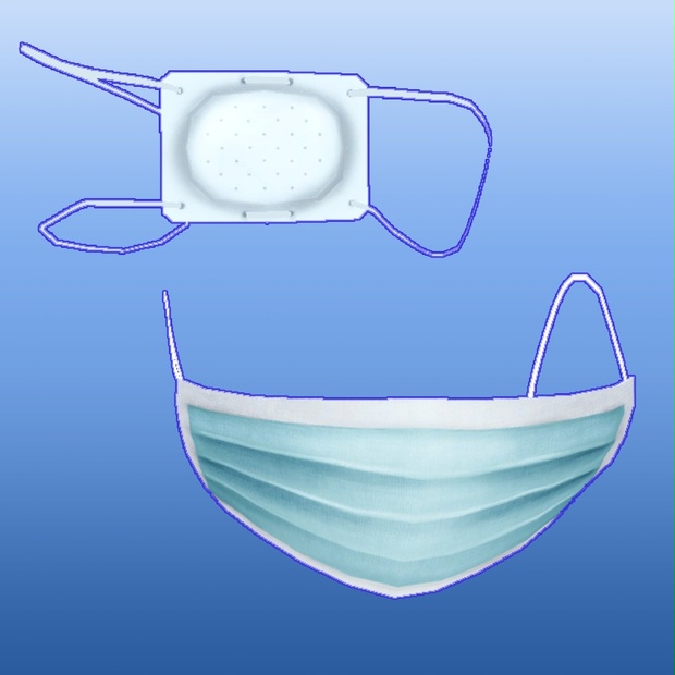 Mask and Eyepatch [VRChat] - cocorohan - BOOTH